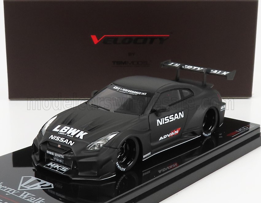 NISSAN Gt-rr (r35) Liberty Walk Advan (2016), Matt Black